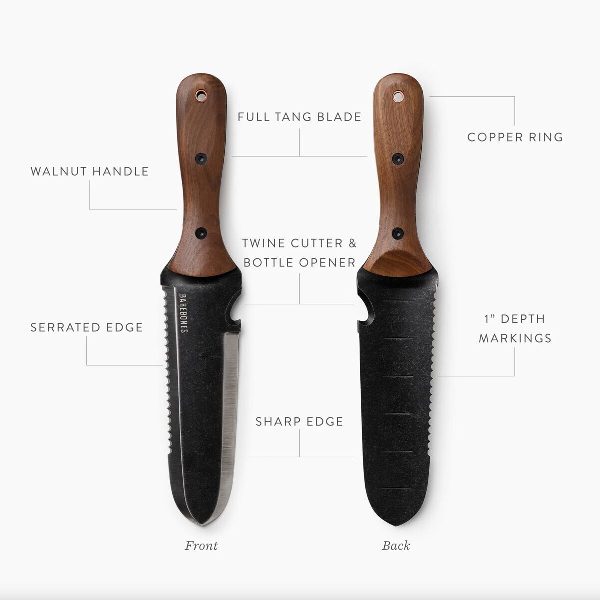 Barebones Hori Hori Classic + Sheath - Hike & Camp