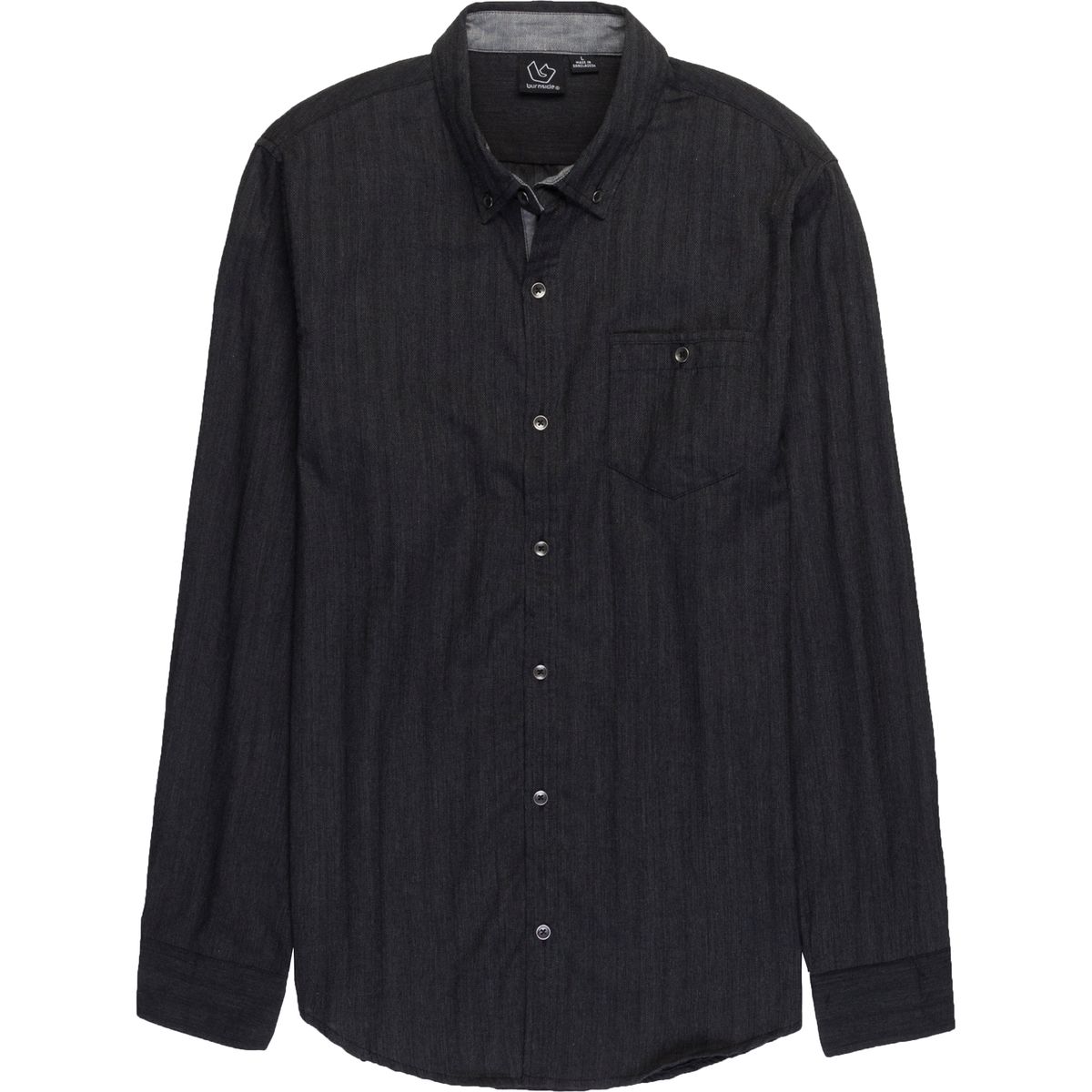 Burnside Charlie Woven Solid Long-Sleeve Shirt - Men's - Clothing