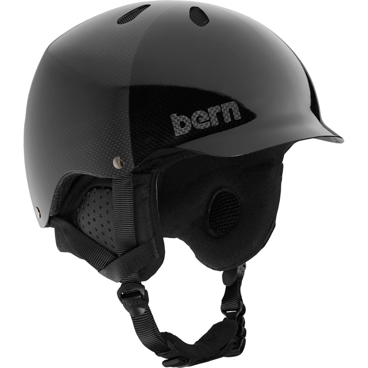 Bern Watts Carbon Fiber Ski Helmet - Ski