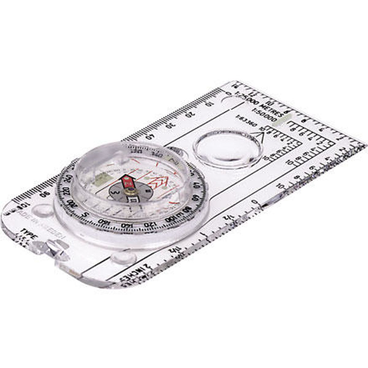 Brunton 54LU Baseplate Compass - Hike & Camp
