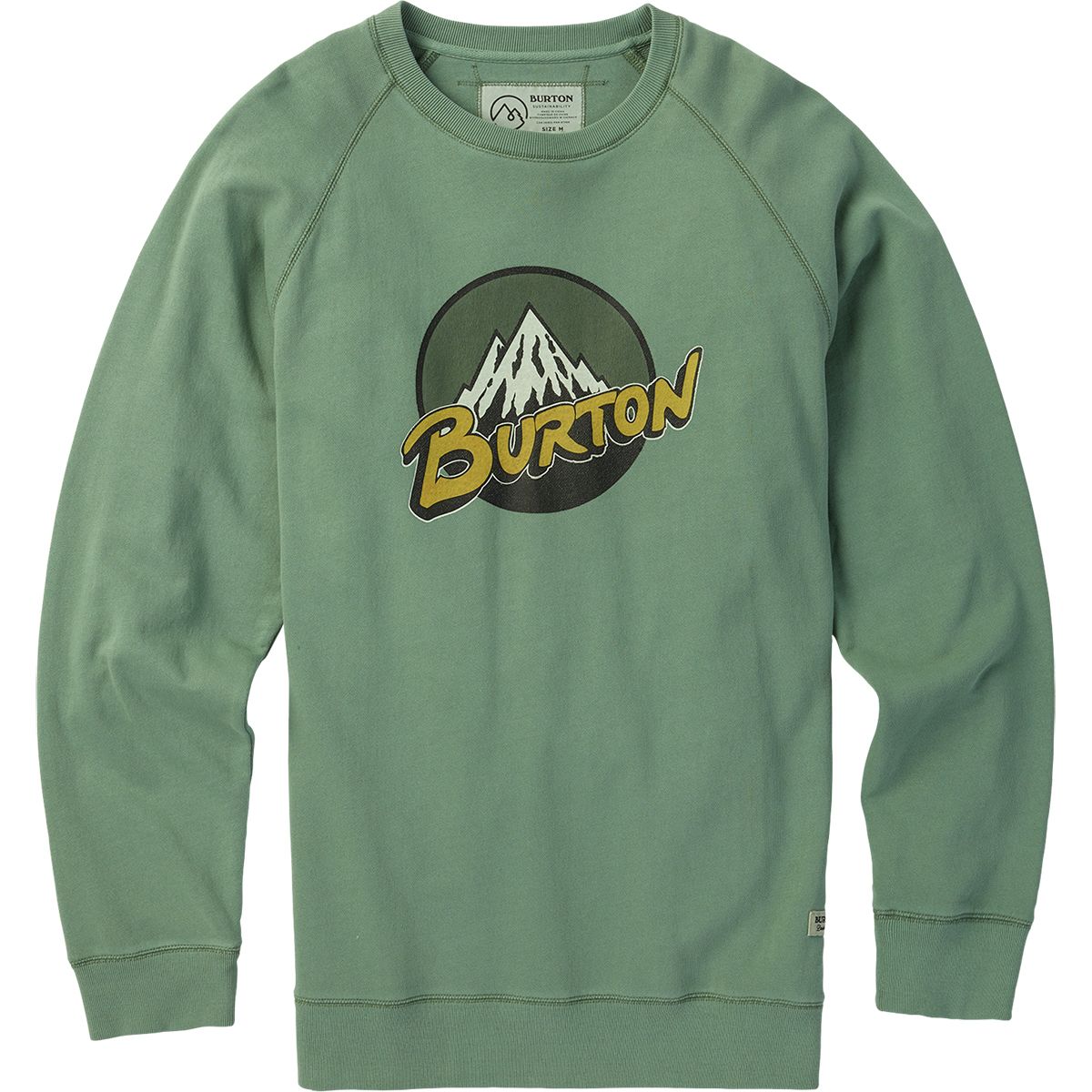 Burton Retro Mountain Organic Crew Sweatshirt - Men's - Clothing