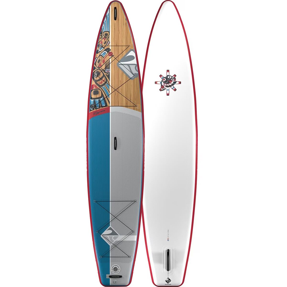 Boardworks Shubu Raven Inflatable Stand-Up Paddleboard - Paddle