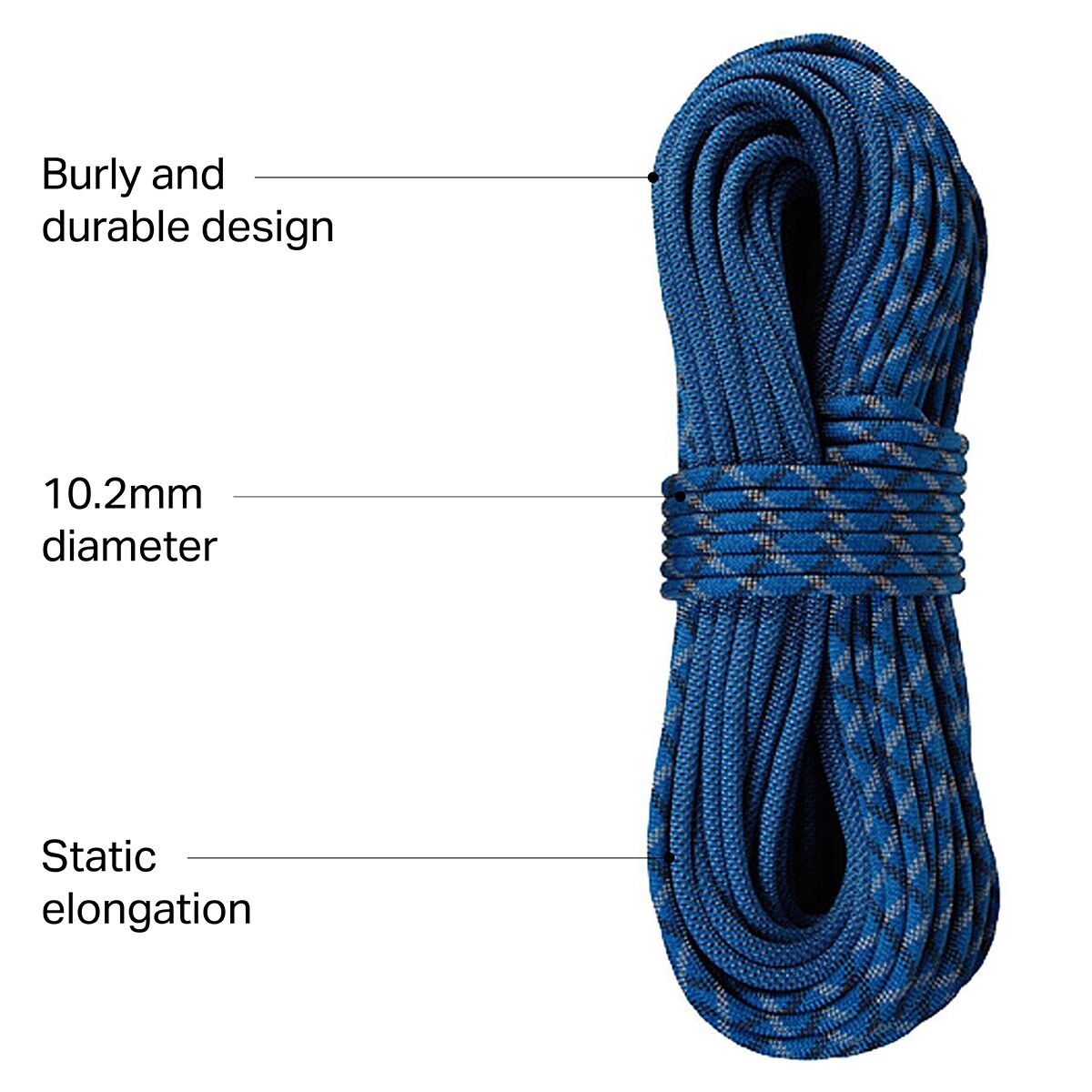 BlueWater Eliminator 10.2mm Climbing Rope - Climb