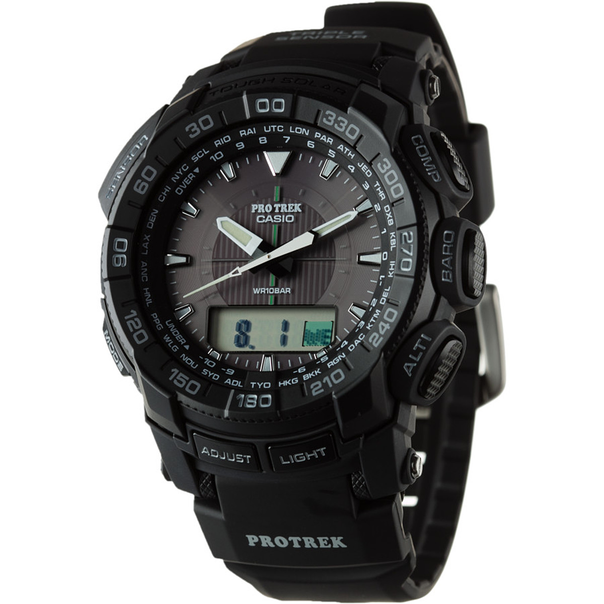 Casio Pro Trek PRG550-1A1 Altimeter Watch - Training