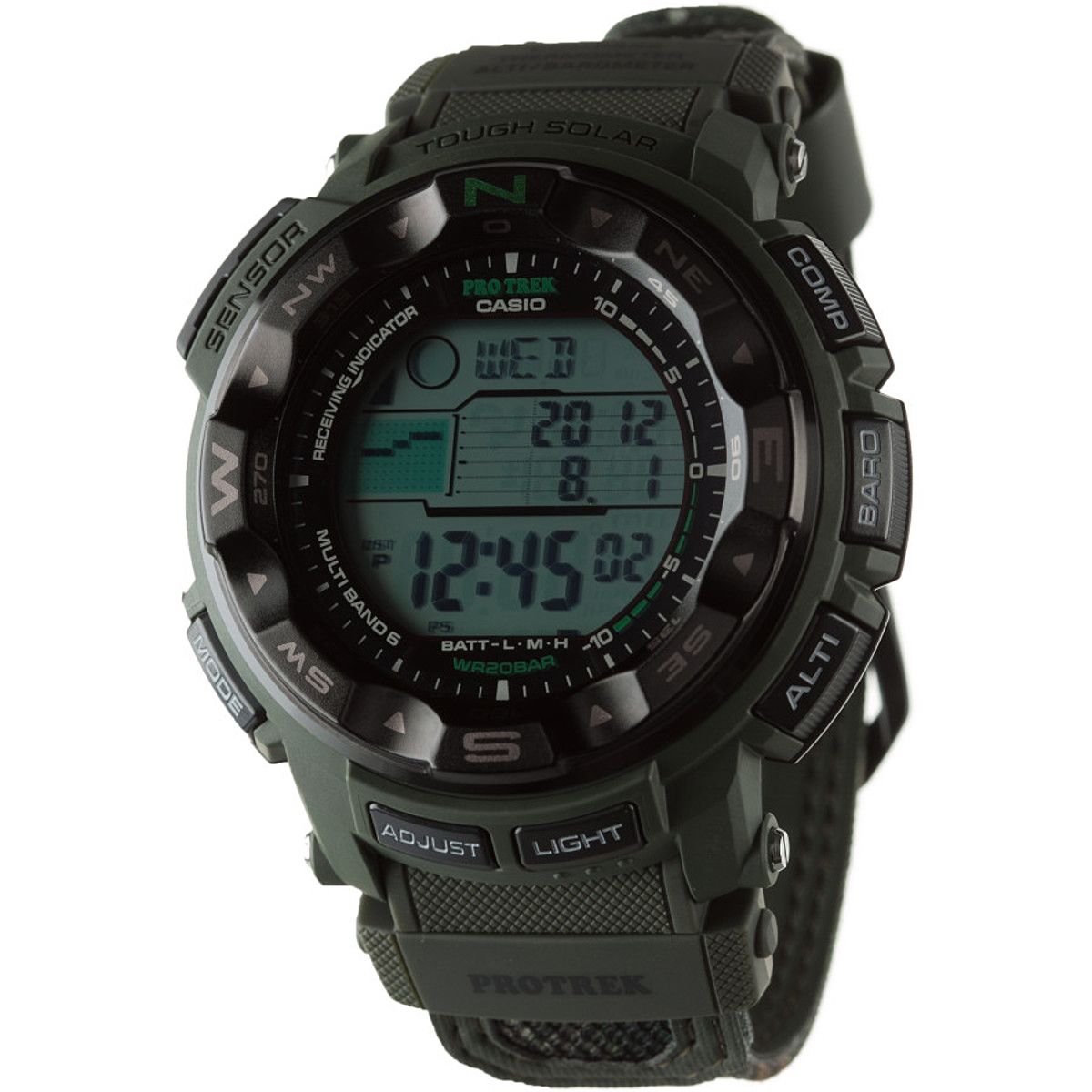 Casio Protrek PRW2500B-3 Altimeter Watch - Training