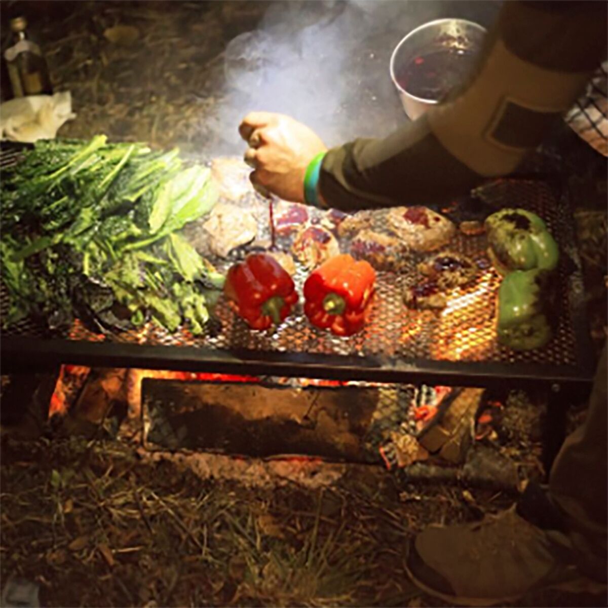 Camp Chef Lumberjack Over Fire Grill - Hike & Camp