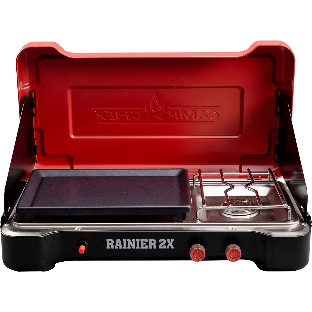 Camp Chef Mountain Series Rainier 2X Two-Burner Cooking System - Hike ...