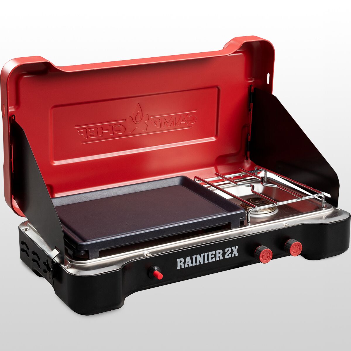 Camp Chef Mountain Series Rainier 2X Two-Burner Cooking System - Hike ...
