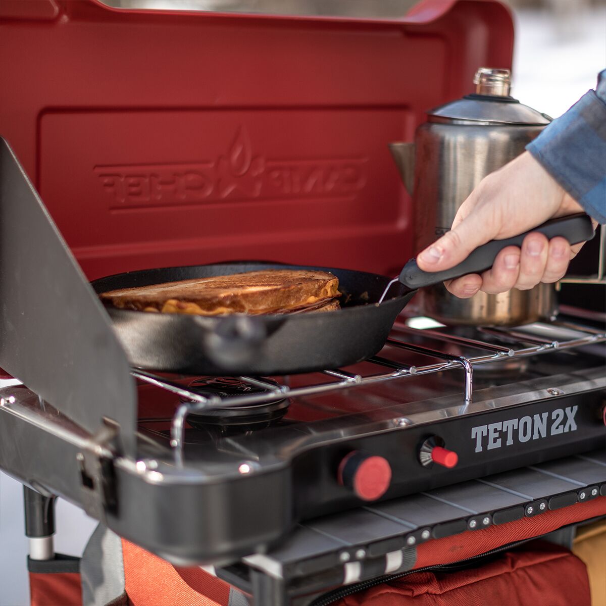 Camp Chef Mountain Series Teton 2X Two-Burner Cooking System - Hike & Camp