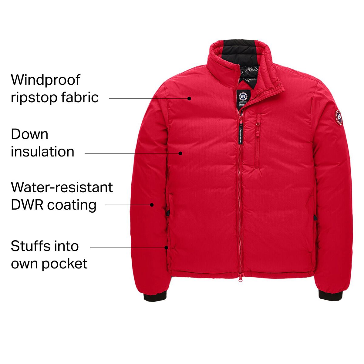 Canada Goose Lodge Matte Finish Down Jacket - Men's - Clothing