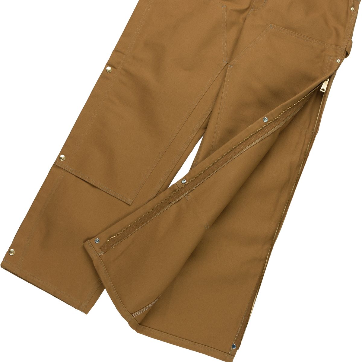 Carhartt Zip-To-Thigh Bib Overalls - Men's - Clothing