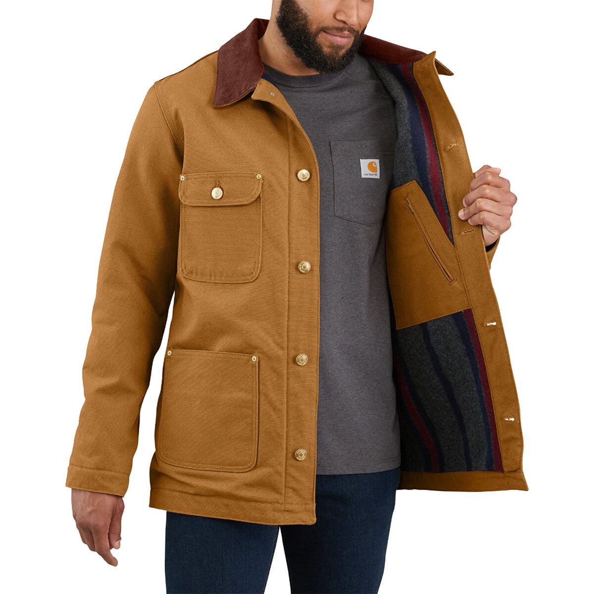Carhartt Firm Duck Chore Coat - Men's - Clothing