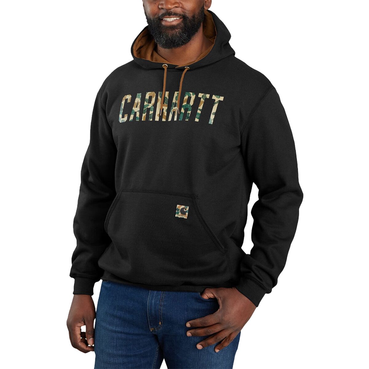 Carhartt Loose Fit MW Camo Logo Graphic Sweatshirt - Men's - Clothing