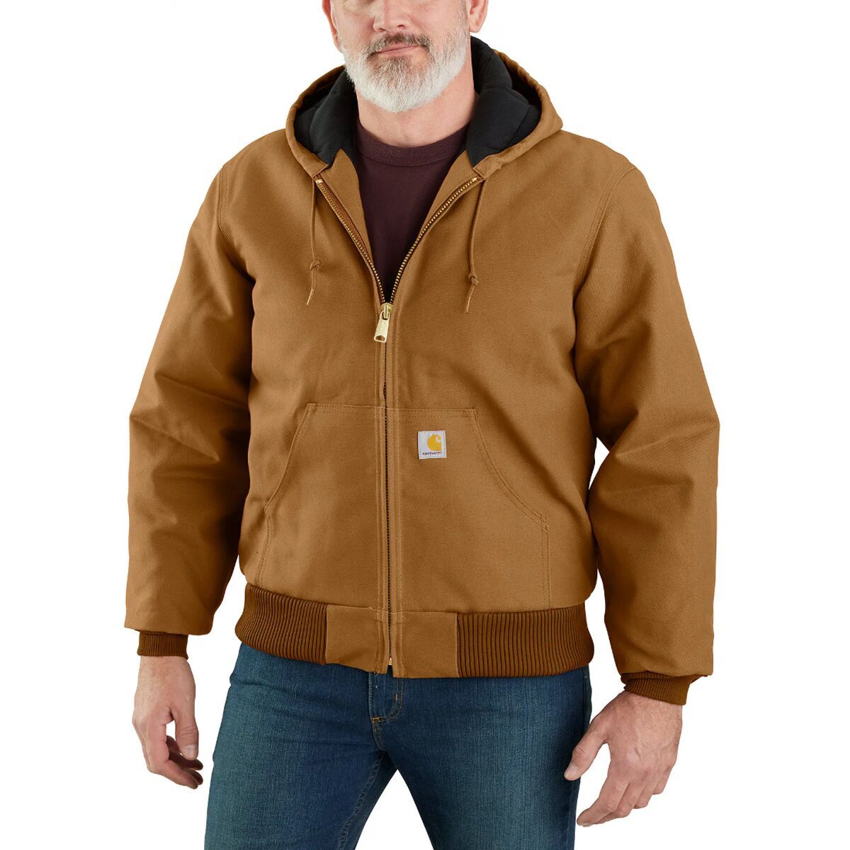 Carhartt J140 Loose Firm Duck Ins Flannel-Lined Active Jacket - Men's ...