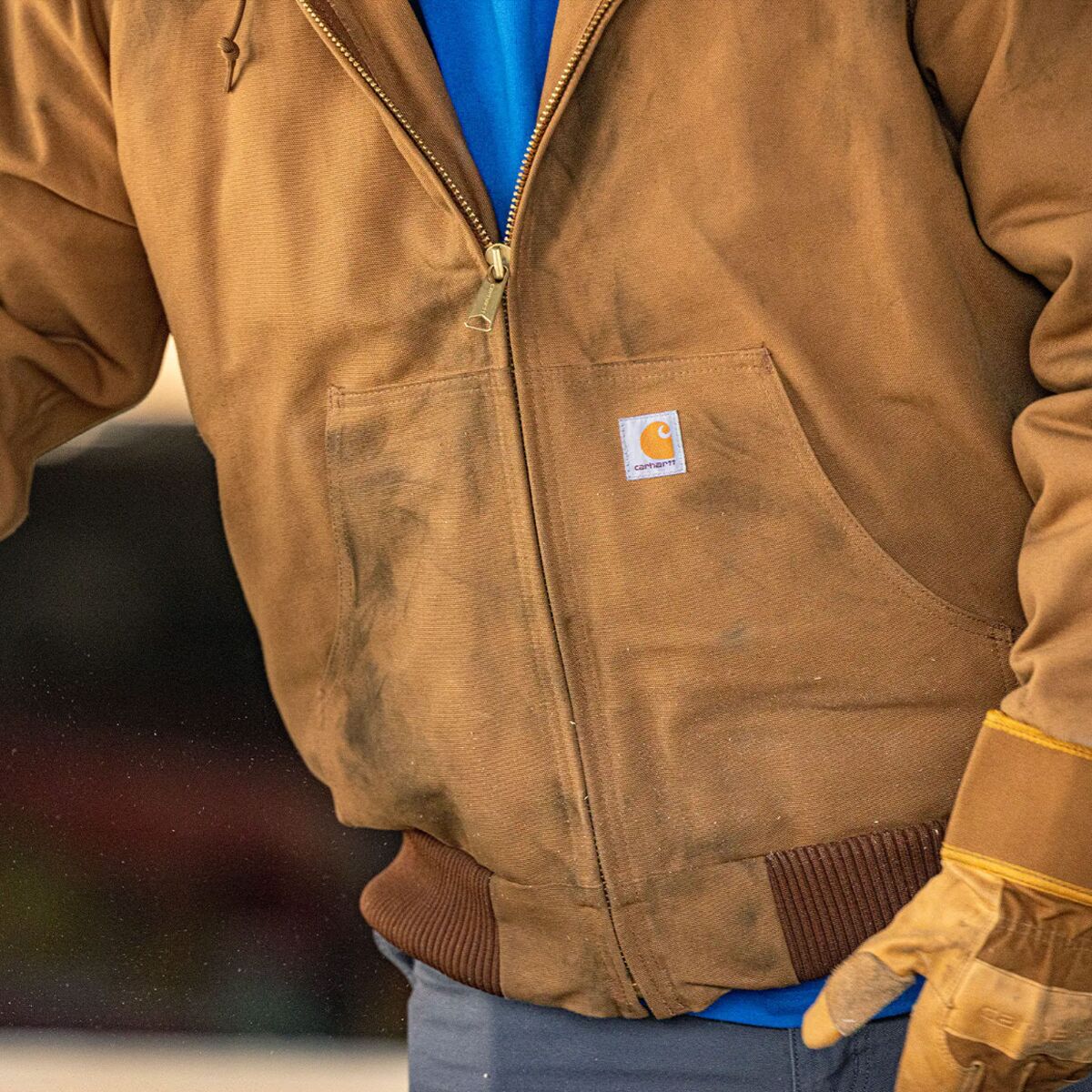 Carhartt J140 Loose Firm Duck Ins Flannel-Lined Active Jacket - Men's ...