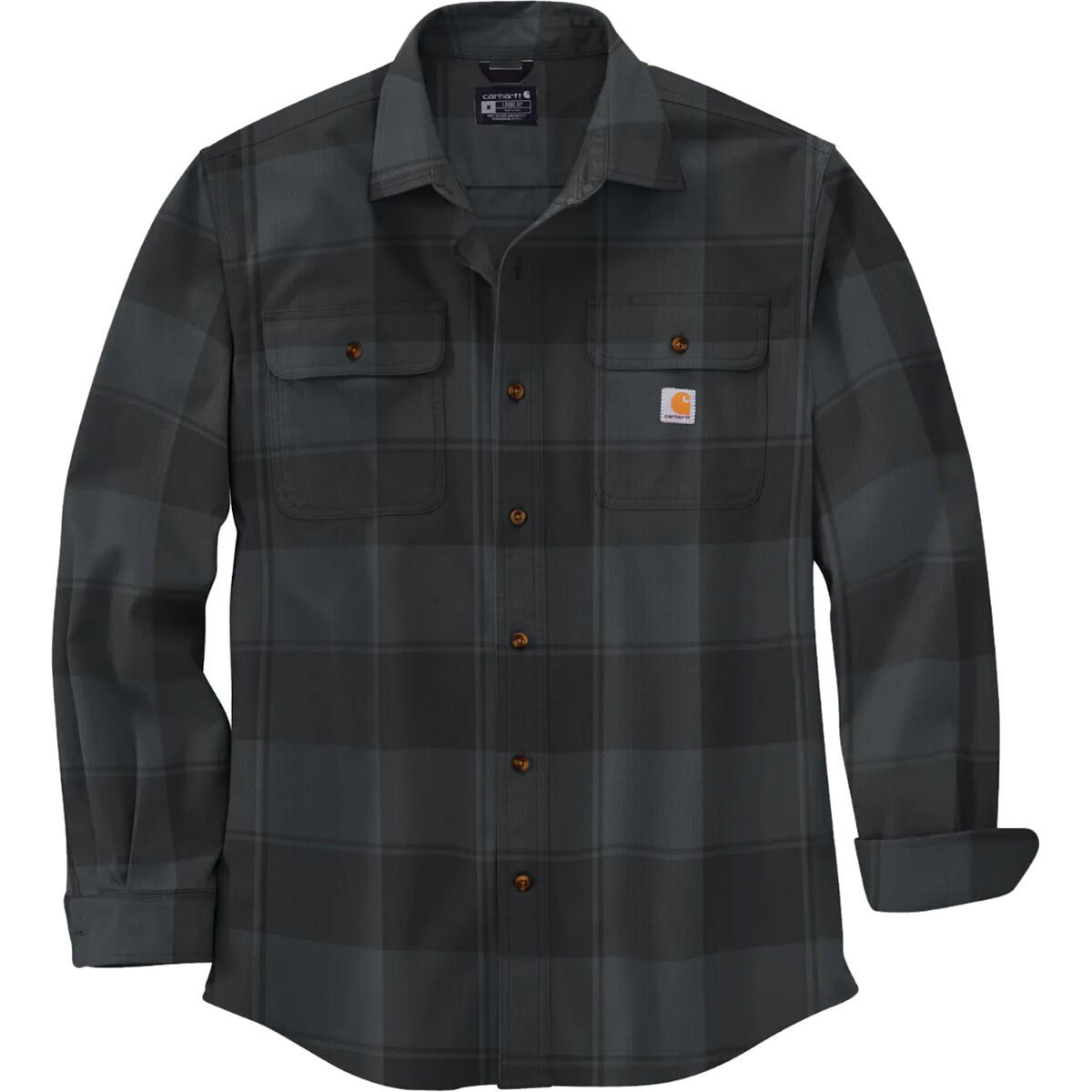 Carhartt Loose Fit HW Flannel Long-Sleeve Plaid Shirt - Men's - Clothing