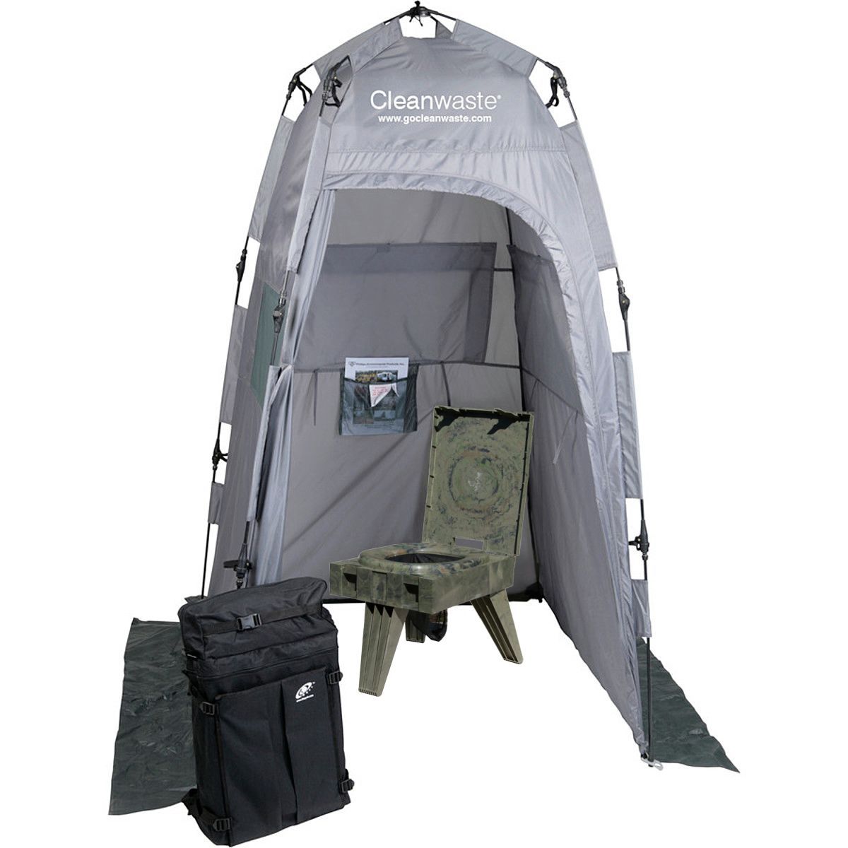Cleanwaste Go Anywhere Complete Portable Toilet System - Hike & Camp