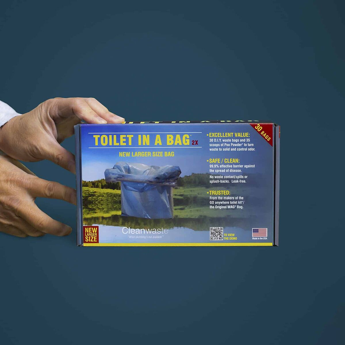 Cleanwaste Toilet in a Bag - 30 Pack - Hike & Camp