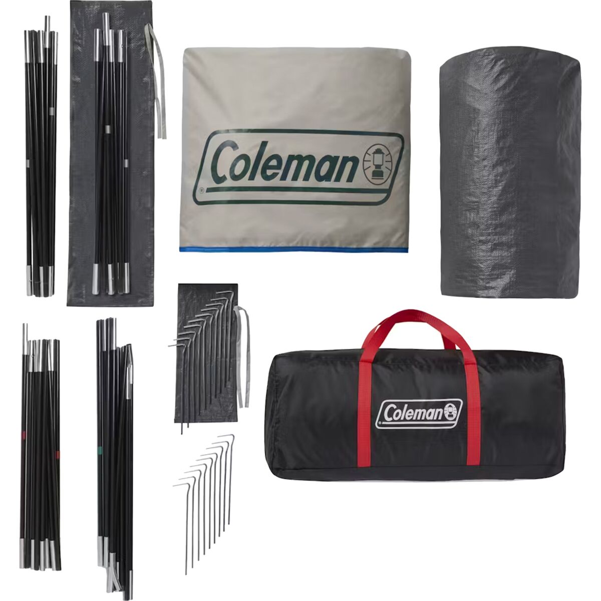 Coleman Screened Cabin Waterproof Tent: 6-Person 3-Season - Hike & Camp