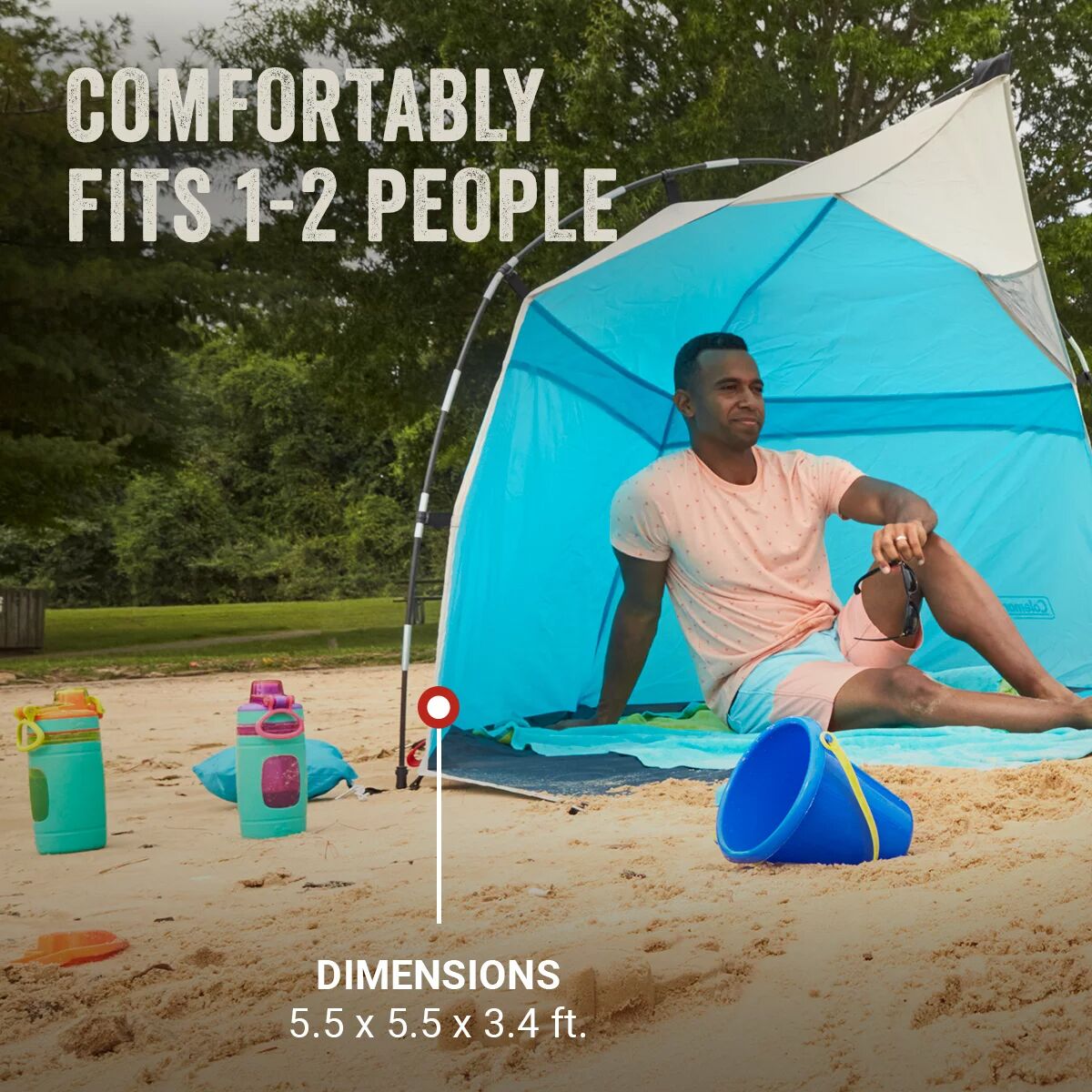 Coleman Skyshade Beach Shade - Hike & Camp