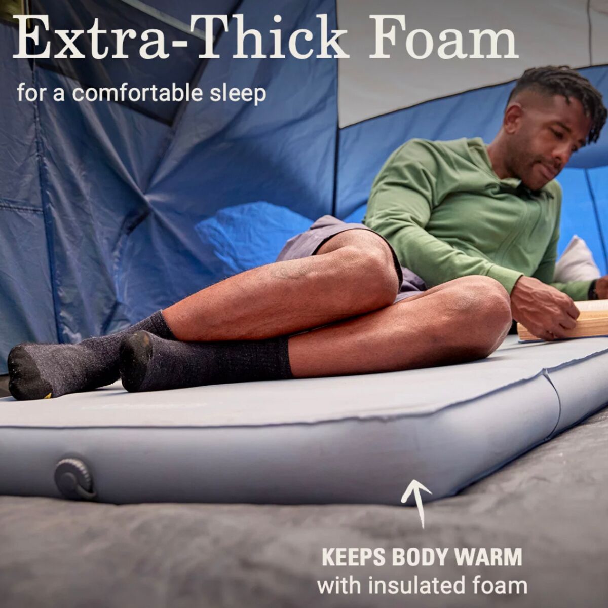 Coleman Cloudland Self-Inflating Camp Sleeping Pad - Hike & Camp