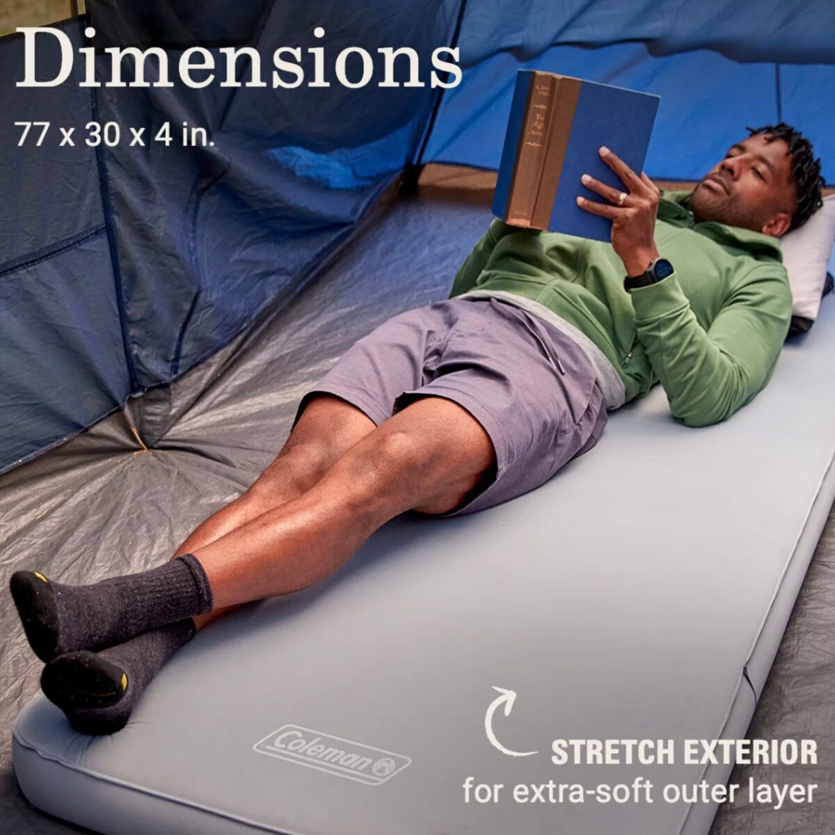 Coleman Cloudland Self-Inflating Camp Sleeping Pad - Hike & Camp