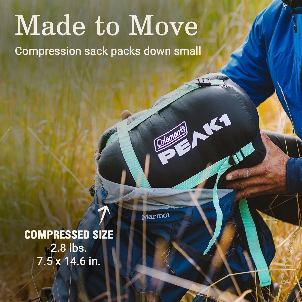 Coleman Peak1 20F Rds Sleeping Bag - Hike & Camp