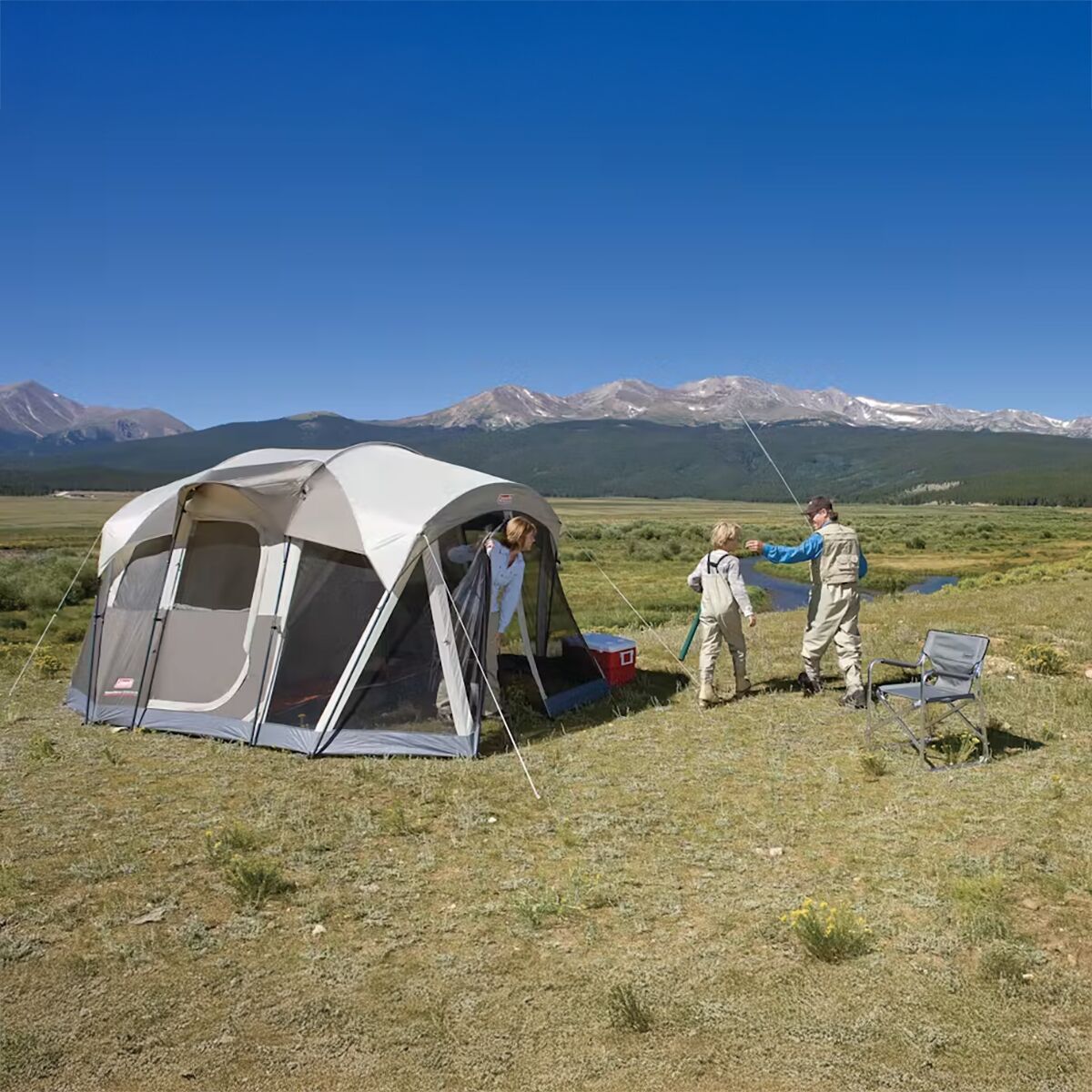 Coleman WeatherMaster 6-Person Tent + Screen Room - Hike & Camp