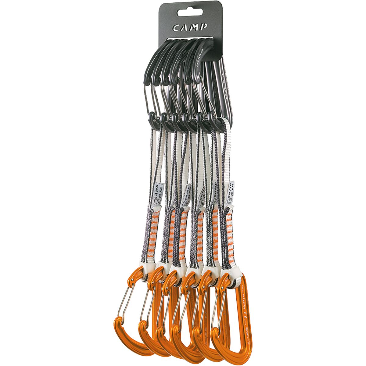 CAMP USA Photon Wire Express KS Dyneema Quickdraw - 6-Pack - Climb
