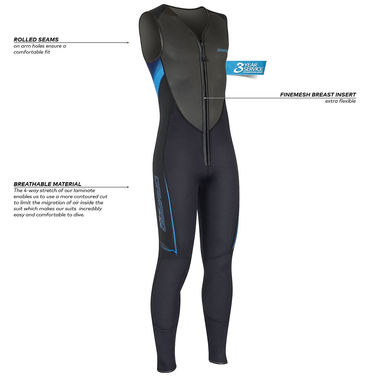 Camaro Revo John & Jane Wetsuit - Men's - Clothing