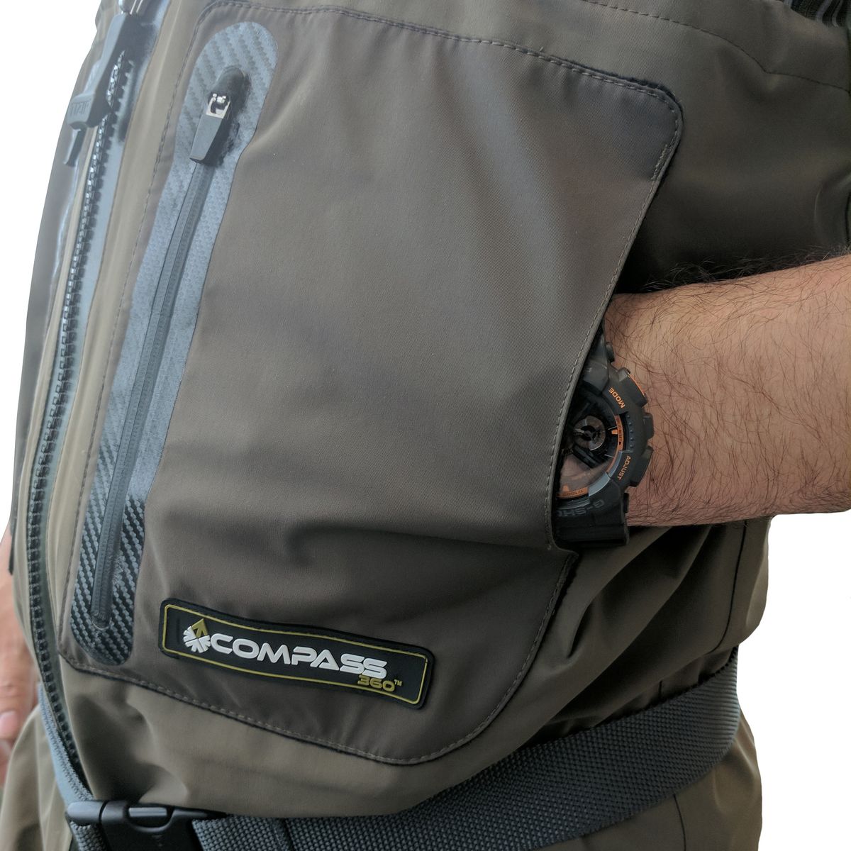 Compass 360 Deadfall Zippered Breathable STFT Chest Wader - Men's - Fishing