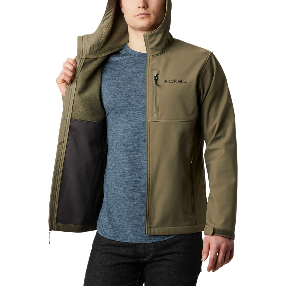 Columbia Ascender Softshell Hooded Jacket - Men's - Clothing