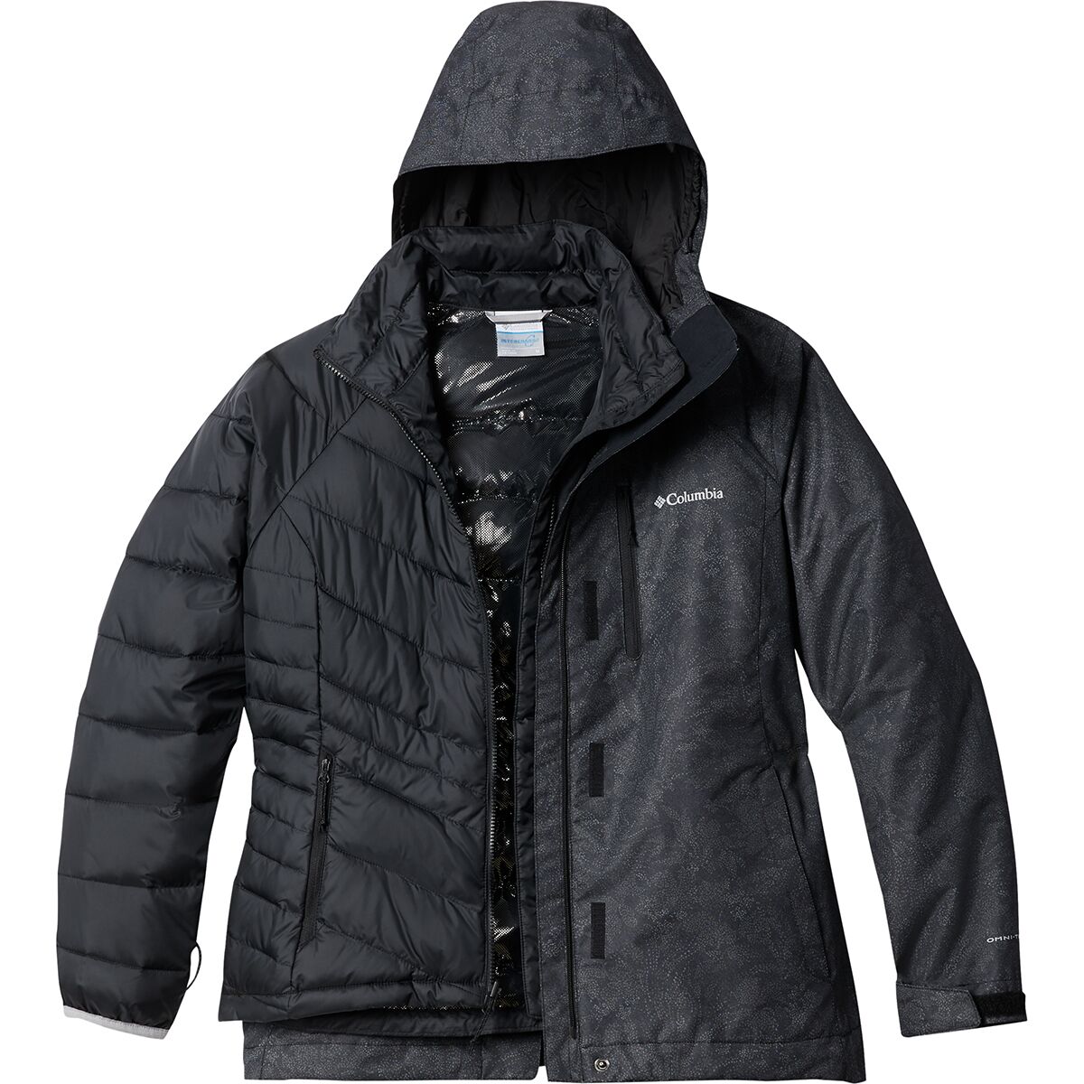 Columbia Whirlibird IV Interchange Hooded 3-in-1 Jacket - Women's ...