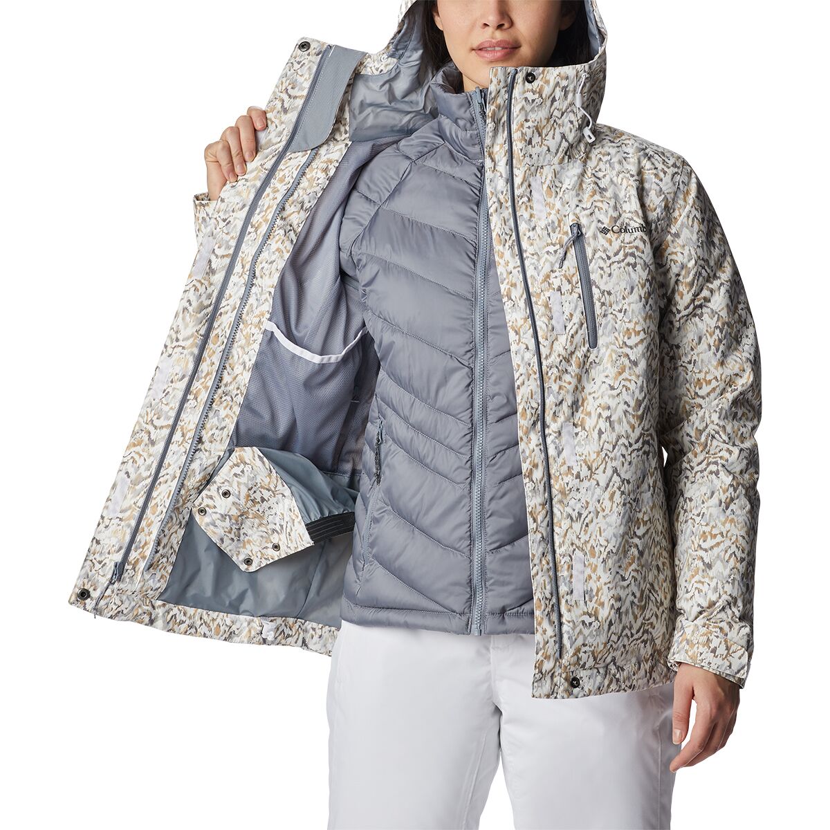 Columbia Whirlibird IV Interchange Hooded 3-in-1 Jacket - Women's ...