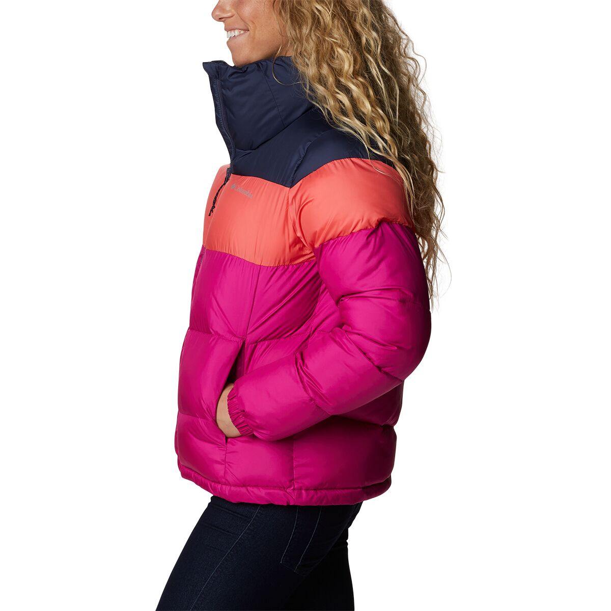 Columbia Puffect Color Blocked Jacket - Women's - Clothing