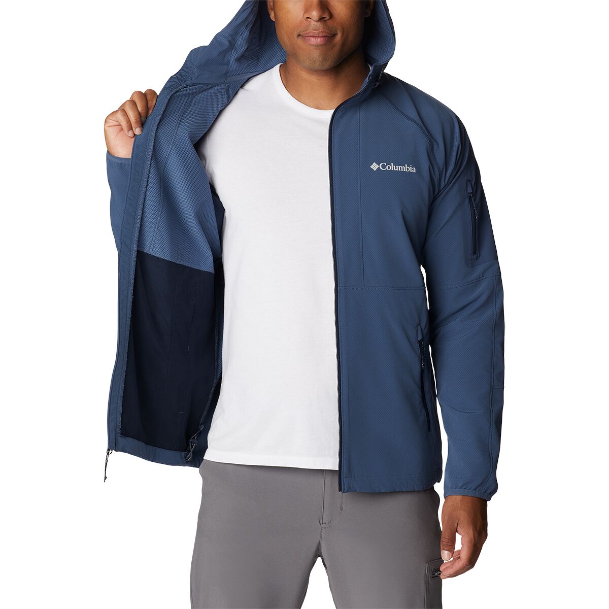 Columbia Tall Heights Hooded Softshell Jacket - Men's - Clothing