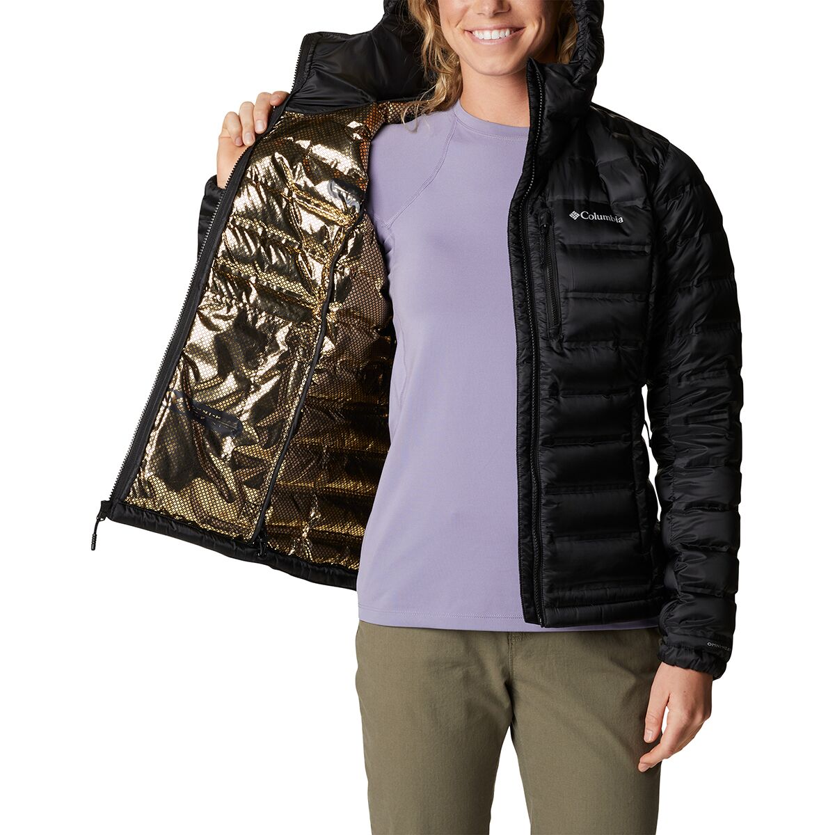 Columbia Pebble Peak Down Hooded Jacket - Women's - Clothing