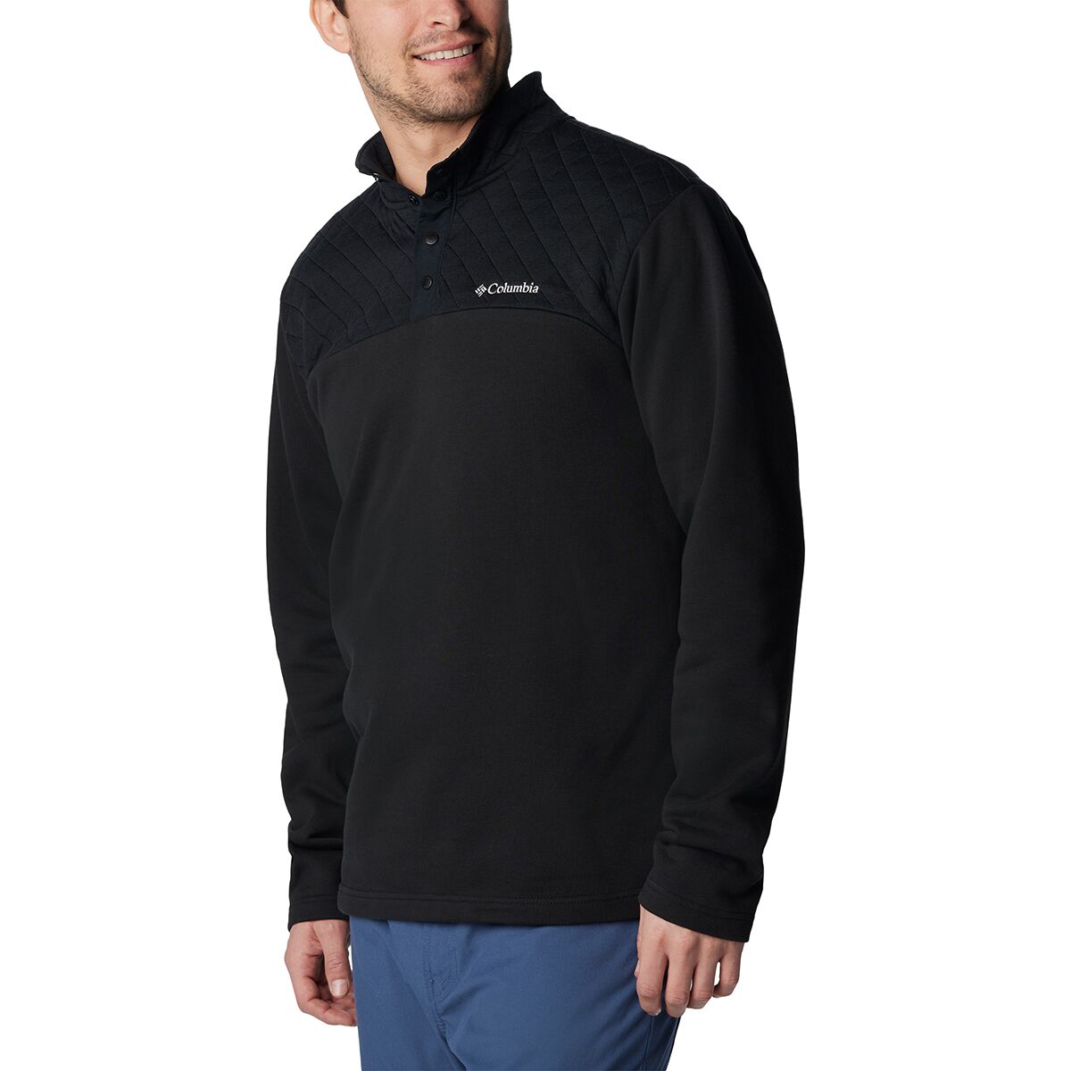 Columbia Hart Mountain Quilted Half Snap Pullover - Men's - Clothing