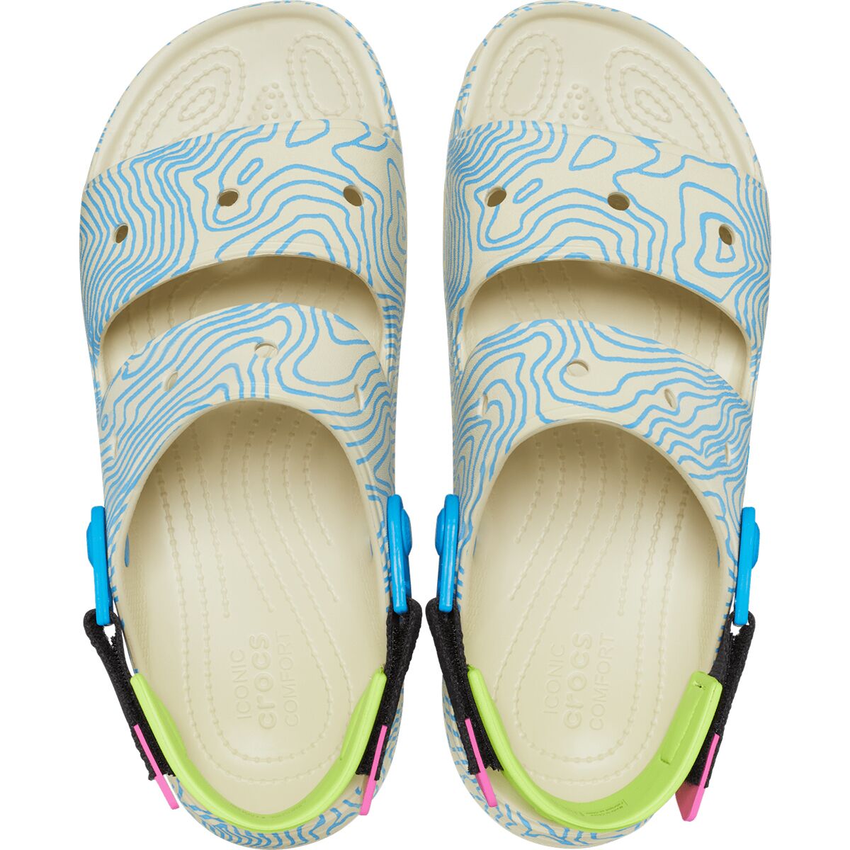 Crocs Classic All-Terrain Topographic Sandal - Footwear