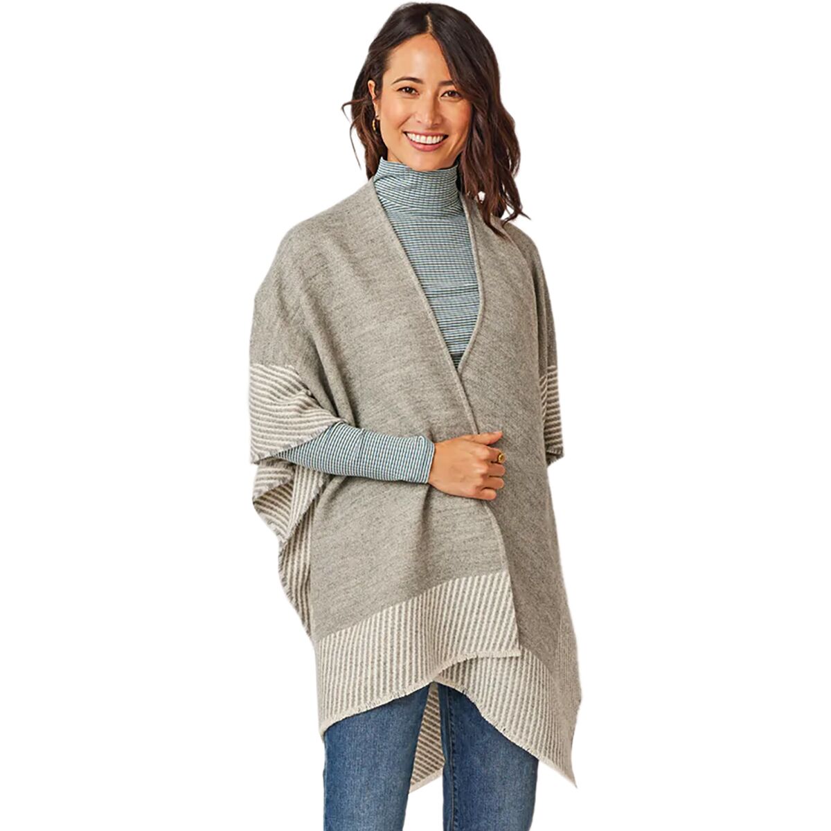 Carve Designs Playa Reversible Poncho - Women's - Clothing