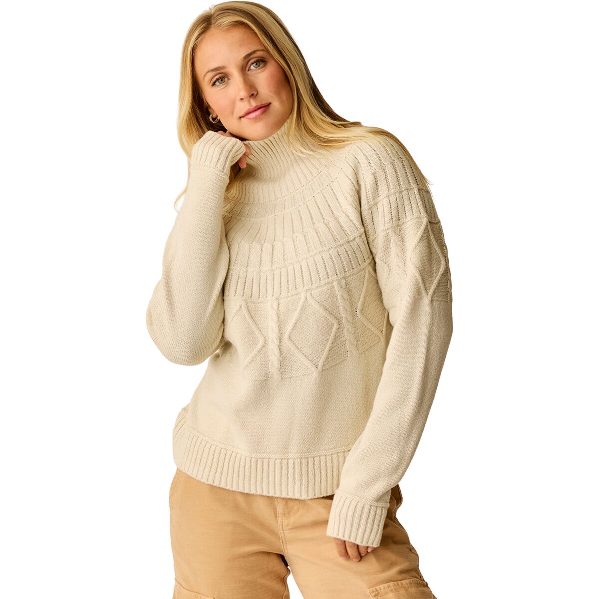 Carve Designs Neve Cable Turtleneck - Women's - Clothing