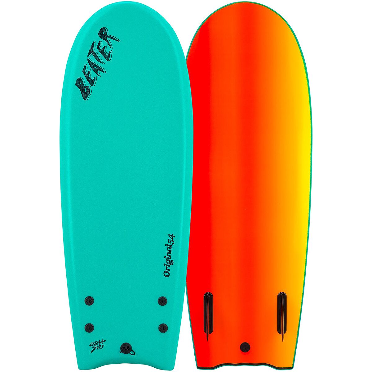 Catch Surf Beater Original 54in Twin Fin Surfboard - Surf