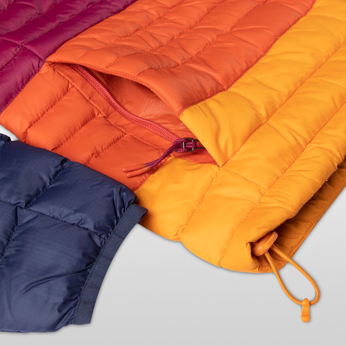 Cotopaxi Fuego Colorblock Down Hooded Jacket - Women's - Clothing