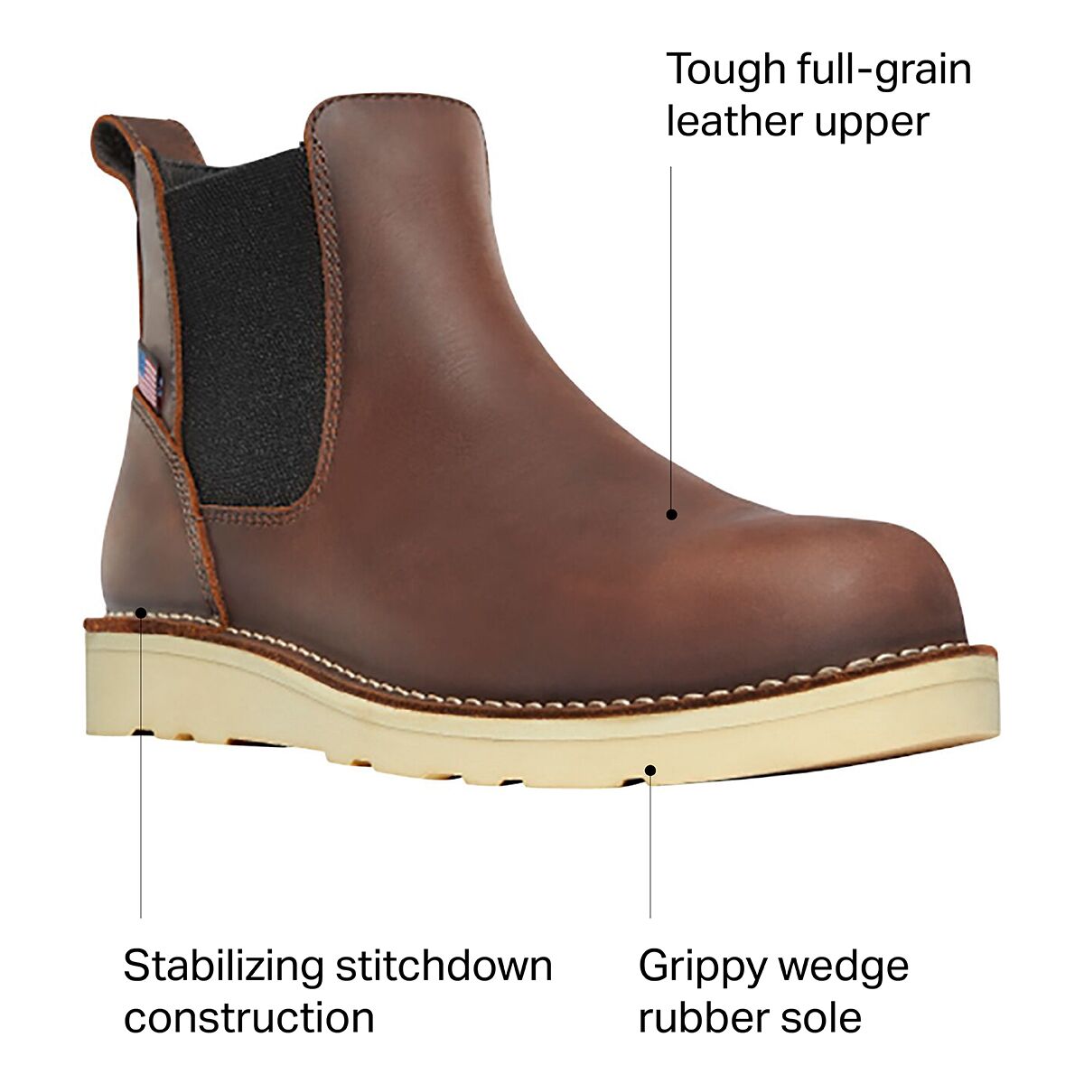 Danner Bull Run Chelsea 6in Boot - Men's - Footwear