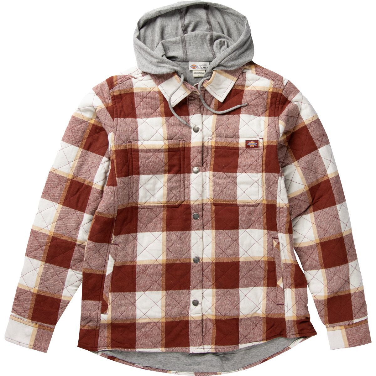 Dickies Hooded Flannel Shirt Jacket - Women's - Clothing