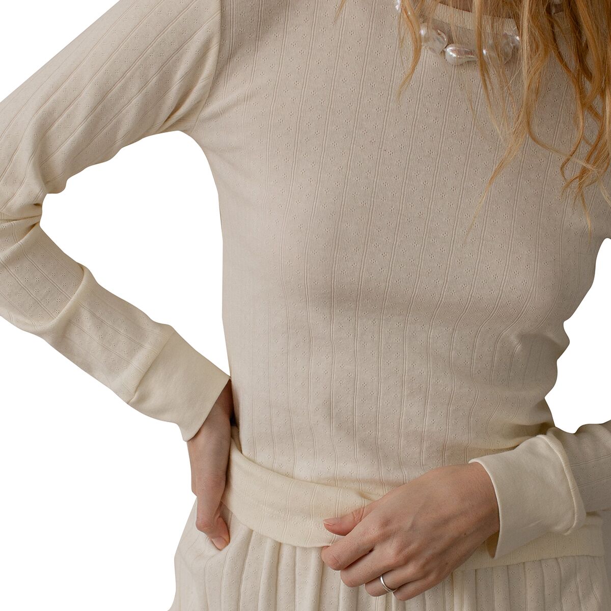 Donni The Pointelle Long-Sleeve Top - Women's - Clothing