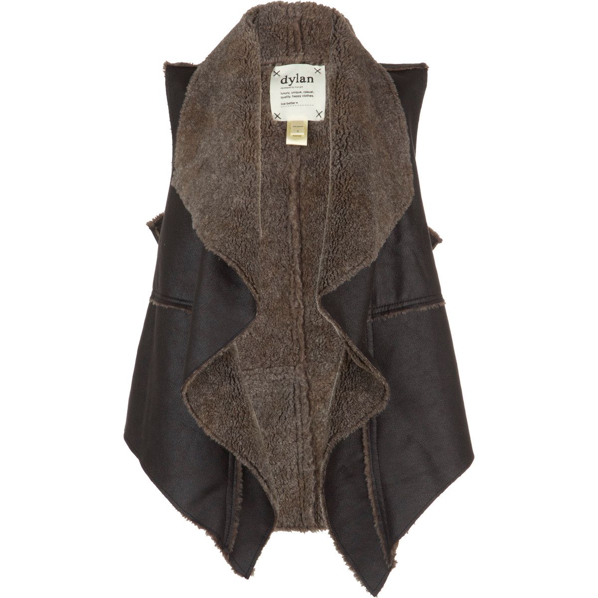 Dylan Luxe Shearling Ruffle Vest - Women's - Clothing