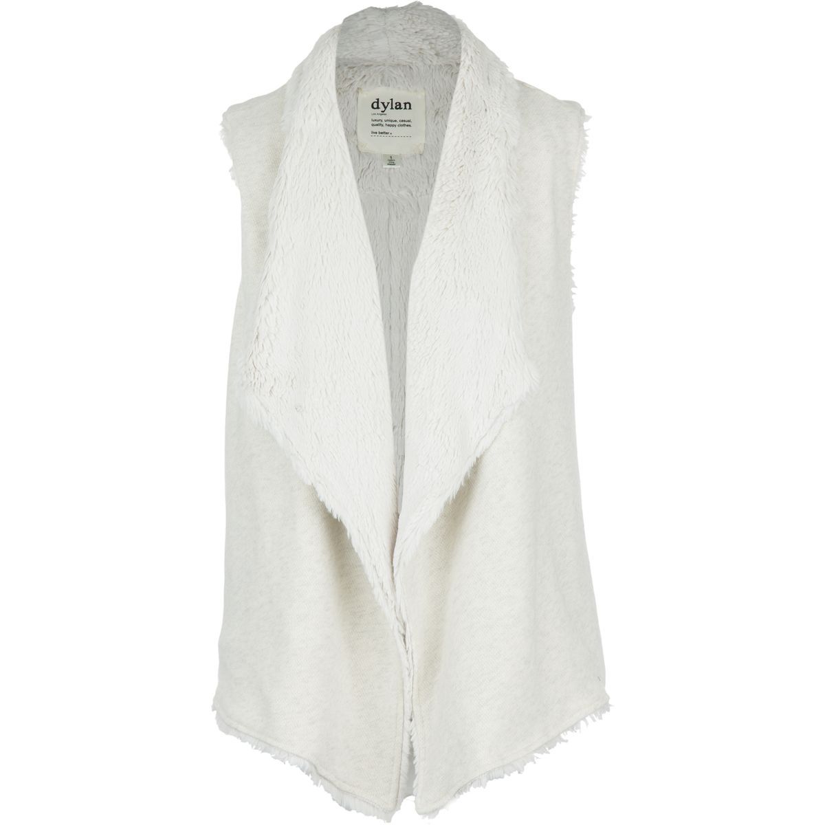 Dylan Luxe Fleece Drape Reversible Vest - Women's - Clothing