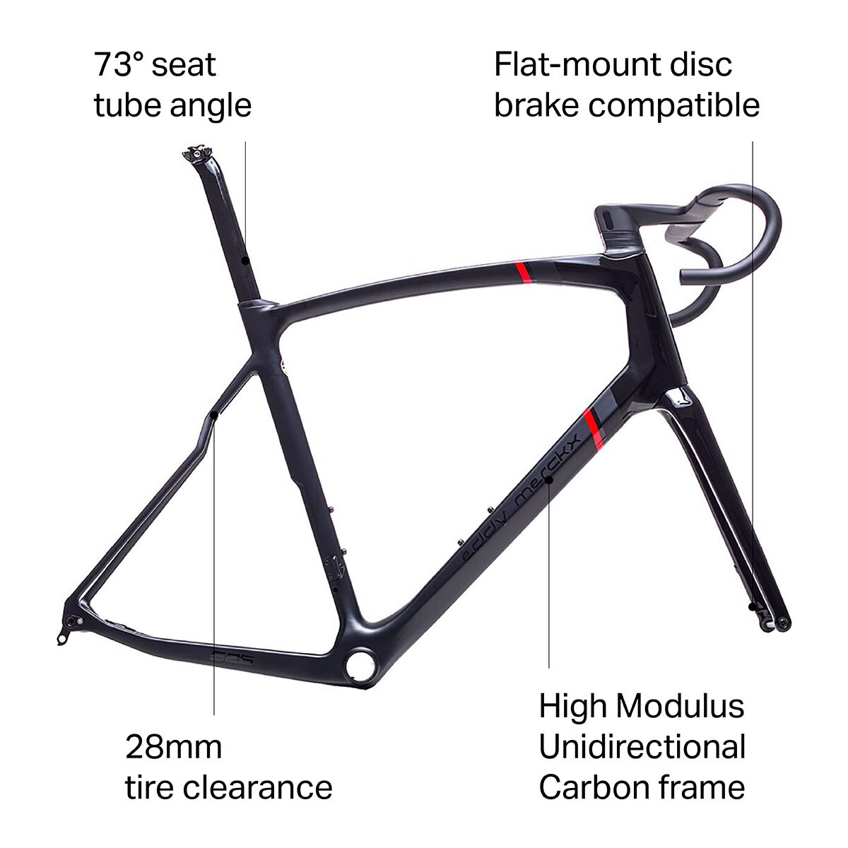 Eddy Merckx 525 Disc Brake Road Frameset - Bike