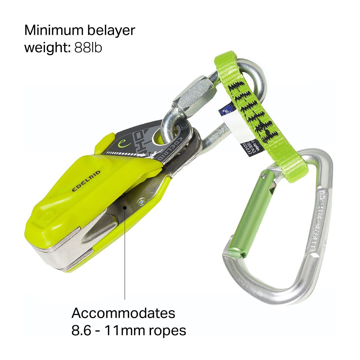 Edelrid Ohm Assisted Braking Resistor - Climb